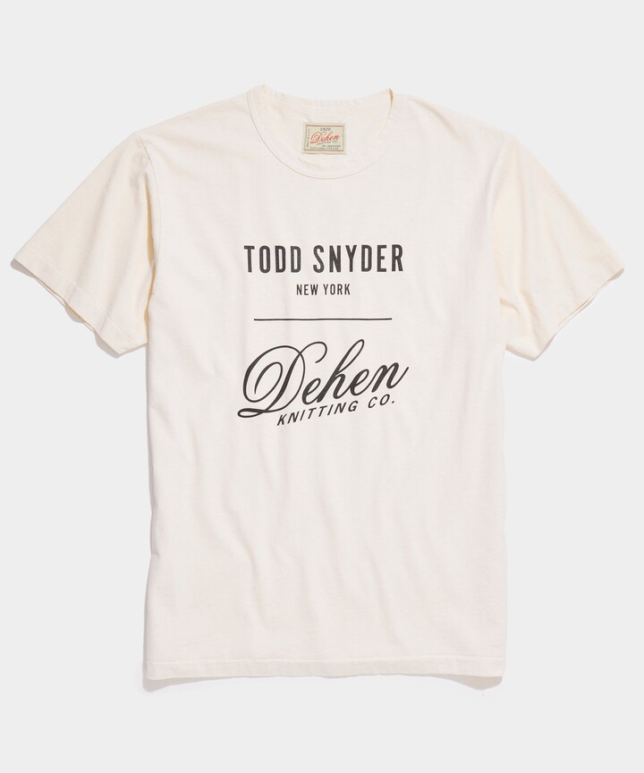 Todd Snyder x Dehen Dehen X Todd Snyder Short Sleeve T-shirt - ShopStyle