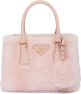 Prada Galleria Shearling Mini-bag - ShopStyle Shoulder Bags