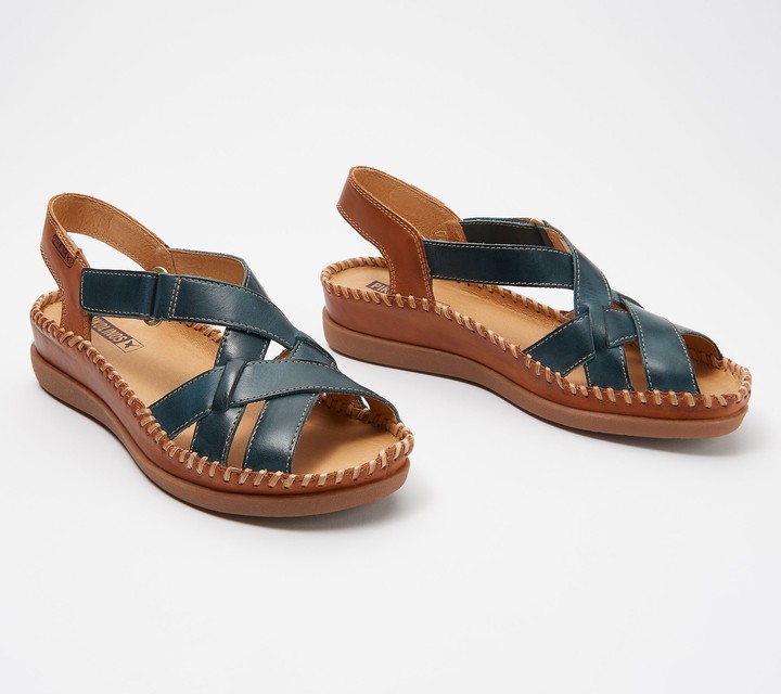 PIKOLINOS Leather Ankle Strap Sandals - Cadaques - ShopStyle