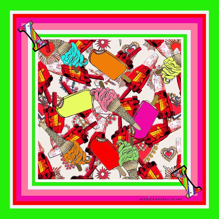 Jessica Russell Flint Design Print - I For Ice Cream - ShopStyle Paintings