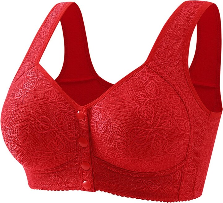 DFEK Women's Wirefree Front Closure Posture Bras - ShopStyle