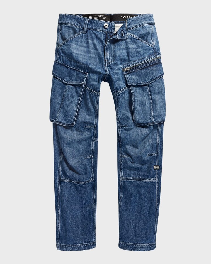 G Star Men's Rovic Zip 3D Tapered Denim Cargo Pants - ShopStyle