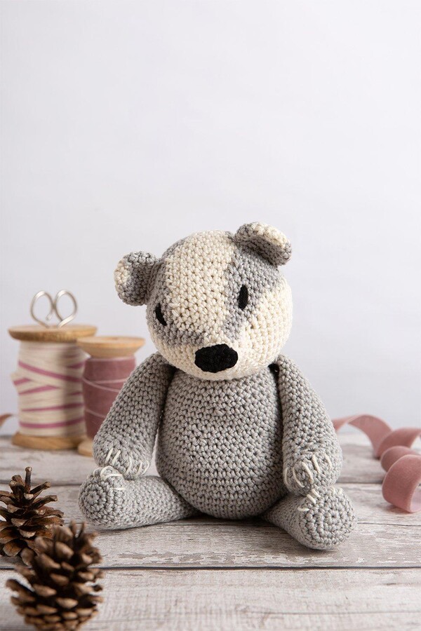 Wool Couture Daisy The Badger Crochet Kit - ShopStyle Hats