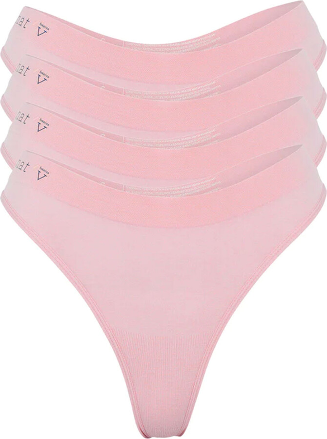 Natv Basics Cheeky G Set Of Four In Blush - ShopStyle Panties