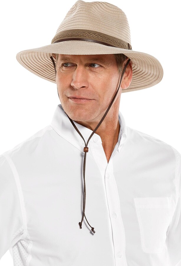 Coolibar UPF 50+ Men's Galileo Packable Travel Hat - Sun Protective ...