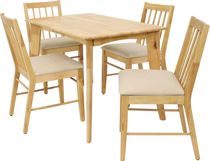 Sunnydaze James 5Pc Dining Table & Side Chairs - ShopStyle