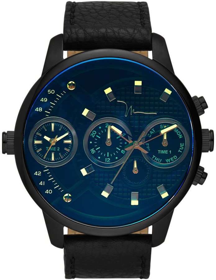 Marc Anthony Men's Leather Watch - ShopStyle