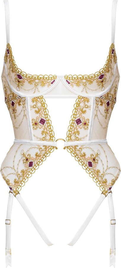 Studio Pia - Matilda Quarter Cup Basque In Ivory - ShopStyle Lingerie