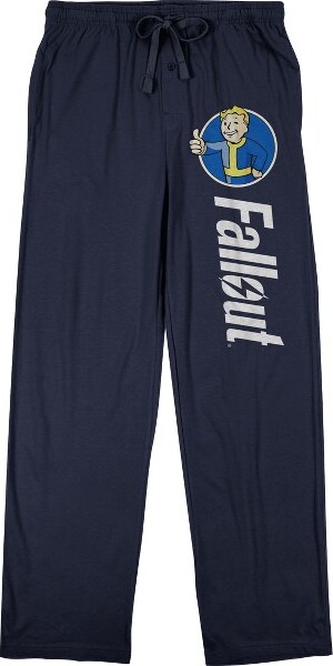 Fallout Vault Boy Logo Men' Navy Sleep Pajama Pant-3X-Large - ShopStyle