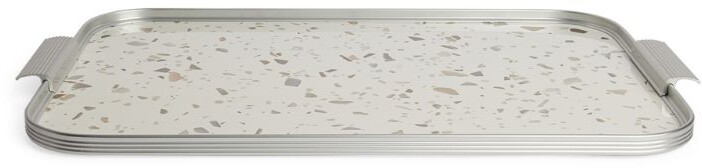 Kaymet KY TERRAZZO/SILVER RIBBED TRAY S20 - ShopStyle