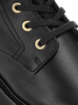 Stuart Weitzman Mila Lift Leather Combat Boots - ShopStyle