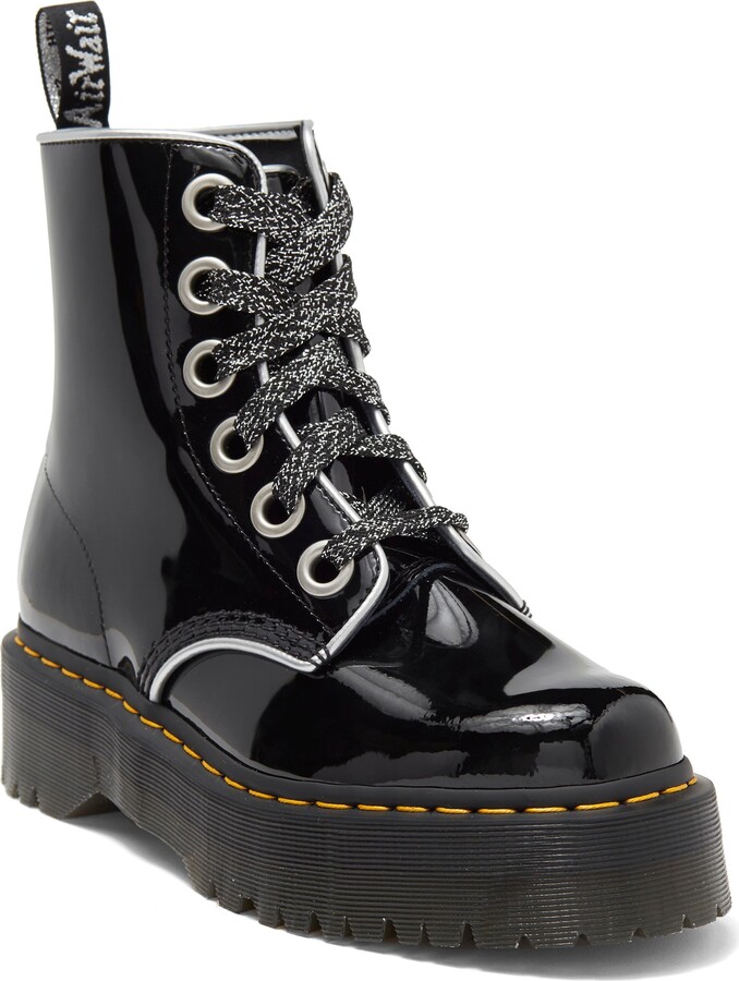 Dr. Martens Molly Lug Sole Combat Boot - ShopStyle