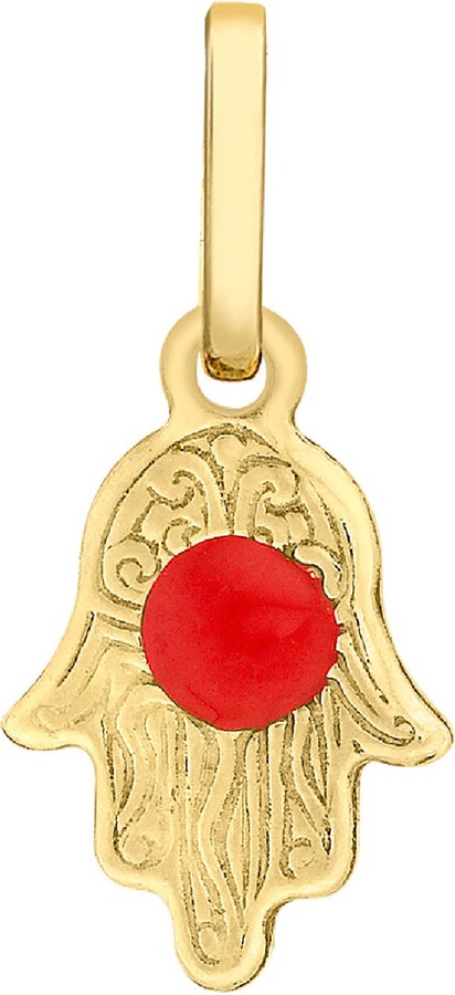 Posh Totty Designs Women's Gold Mini Hamsa Hand Necklace - ShopStyle