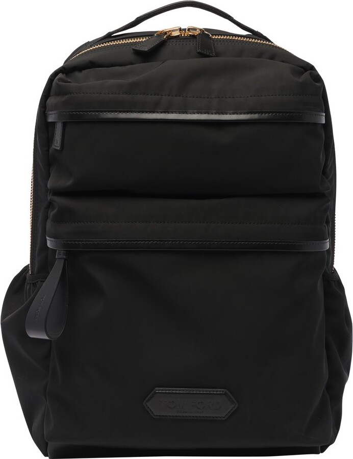 Tom Ford Logo-Embossed Zipped Backpack - ShopStyle