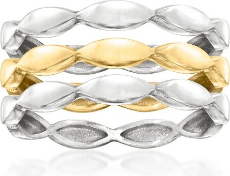 Ross-Simons Ross-SimonsSterlingSilverand18ktGoldOverSterlingJewelrySet ...