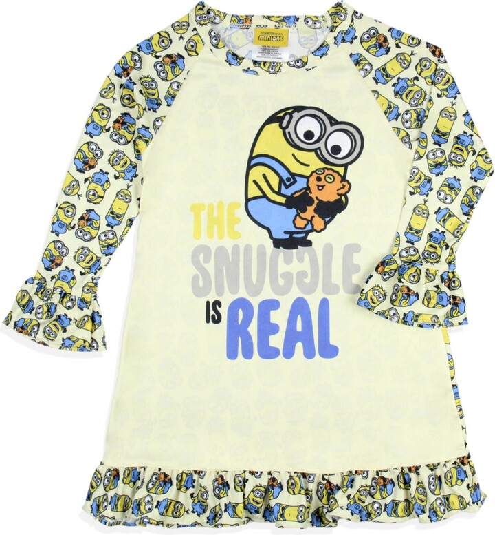 Despicable Me Toddler Girls' Minions Snuggle Kids Sleep Pajama ...