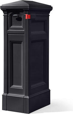 ATC CABINETS Storage Mailbox & Post, Extra Storage, Weather Resistant ...
