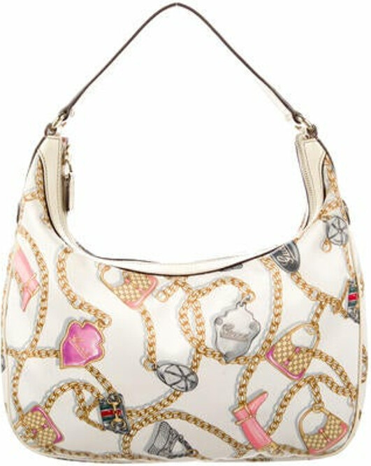 Gucci Satin Guccissima Charmy Hobo - ShopStyle