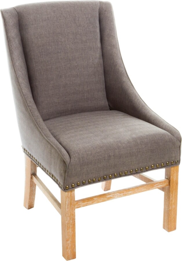 Simplie Fun Contemporary Dining Chair With Nailhead Trim And Sloped ...
