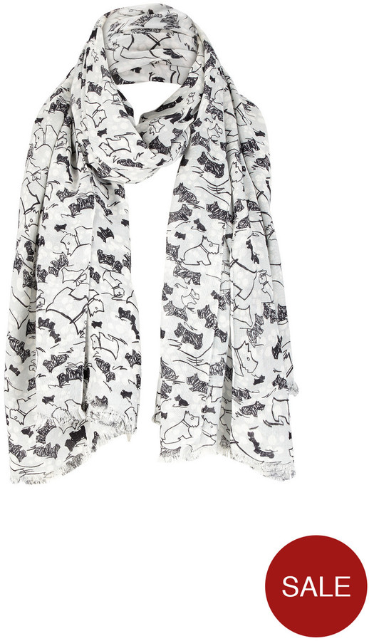 Radley Cherry Blossom Dog Printed Scarf - ShopStyle Accessories