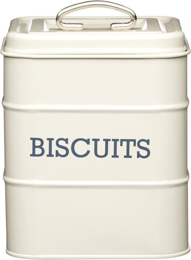 Living Nostalgia Antique Cream Biscuit Tin - ShopStyle Food Storage ...