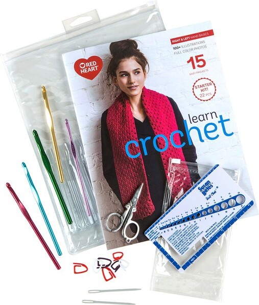 Susan Bates Red Heart Learn Crochet Kit - ShopStyle Home Office