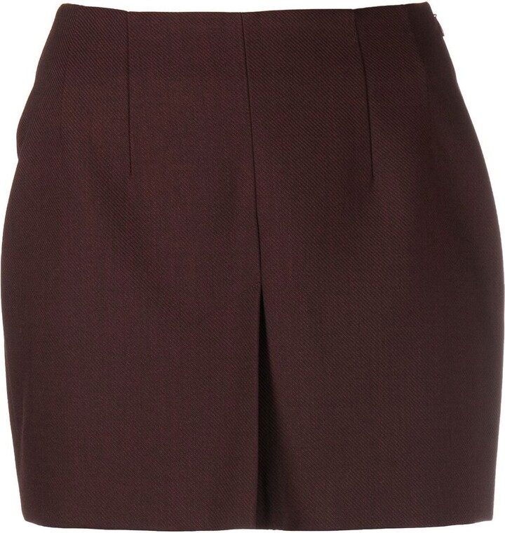 MATÉRIEL Front-Slit Mini Skirt - ShopStyle