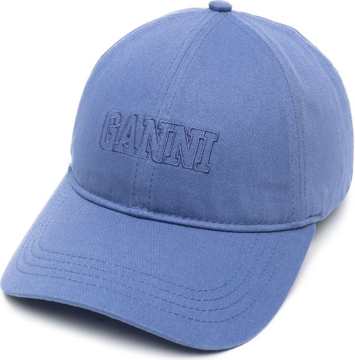 Ganni Cap with logo - ShopStyle Hats