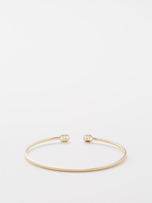 Gucci GG Running 18kt Gold Cuff - ShopStyle Bracelets