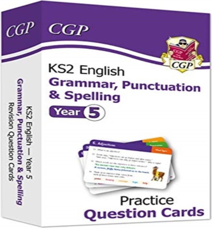 CGP Books KS2 English Year 5 Practice Question Cards: Grammar ...