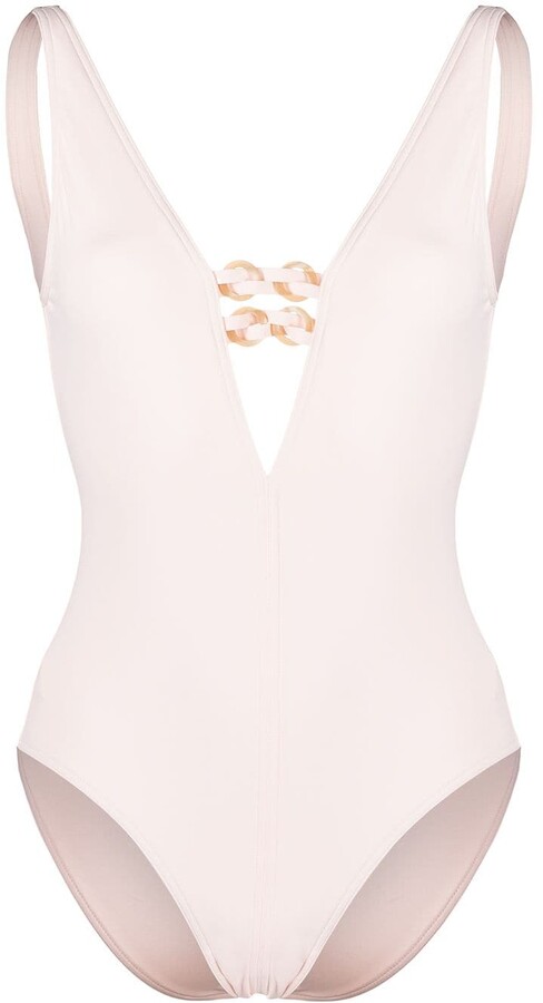 Eres Oasis plunge-neck swimsuit - ShopStyle