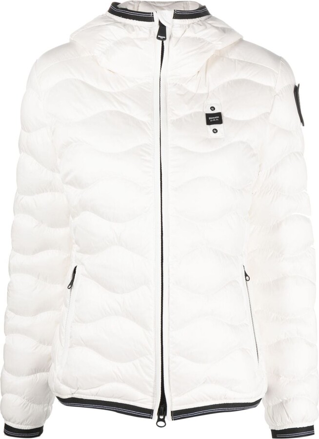 Blauer Logo-Appliqué Padded Jacket - ShopStyle Down & Puffer Coats