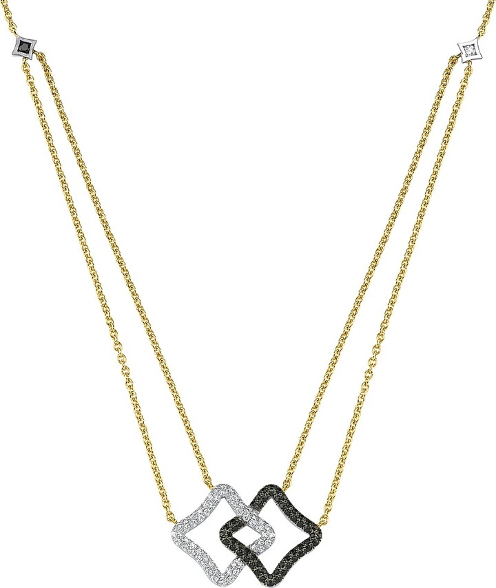 Danielle Marks Women's Duality 18K Yellow Gold & Diamond Double-Chain ...