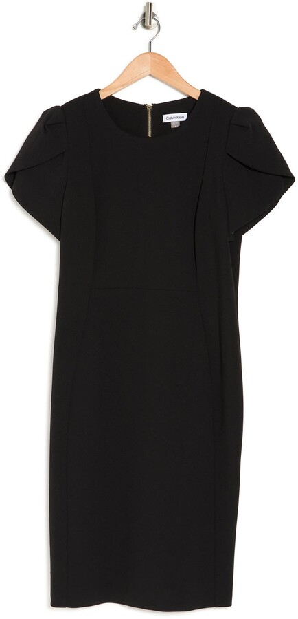Calvin Klein Tulip Sleeve Dress - ShopStyle