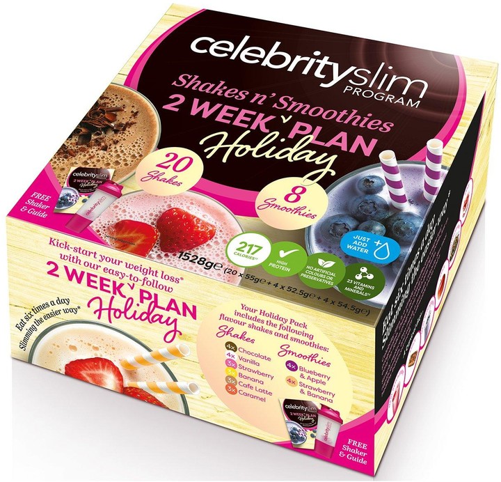 Celebrity Slim Two Week Summer Plan Total Weight 1528 grams (20 x 55 grams) - ShopStyle Workout ...