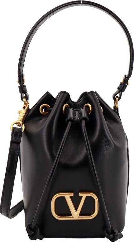 Valentino V-Logo Signature Bucket Bag - ShopStyle
