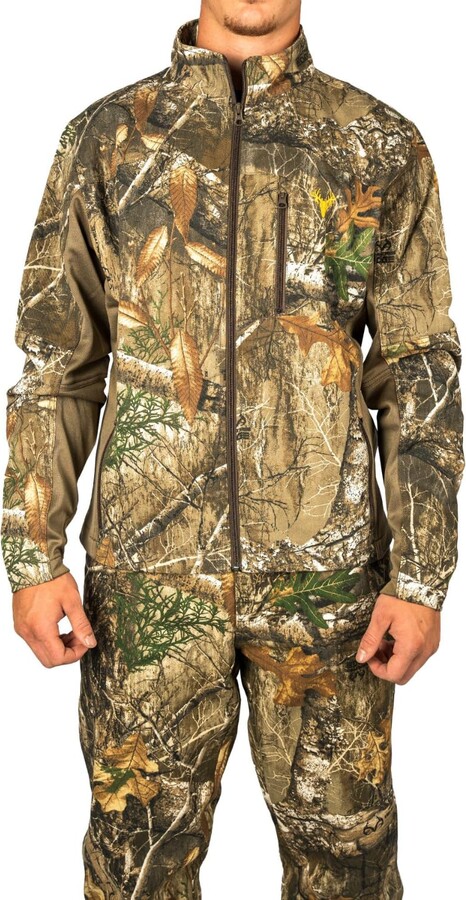 HOT SHOT Men’s Flannel Lined Camo Hunting Jacket – Camouflage Outdoor ...