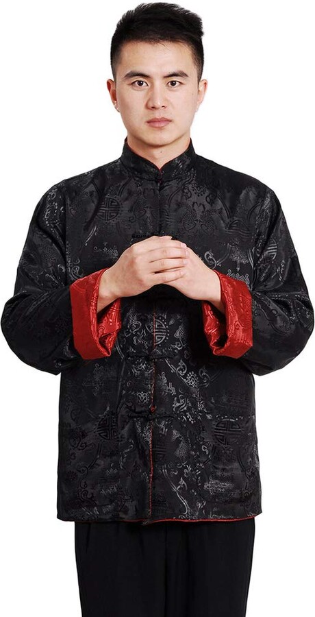 Meijunter Mens Chinese Clothing Tang Suit - Wing Chun Shaolin Tai Chi ...