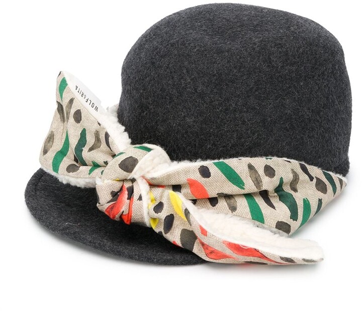 Wolf & Rita Tie Detail Cap - ShopStyle Girls' Accessories