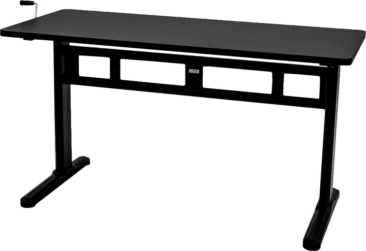 ErgoMax Adjustable Crank Desk w/Tabletop - ShopStyle Home Office
