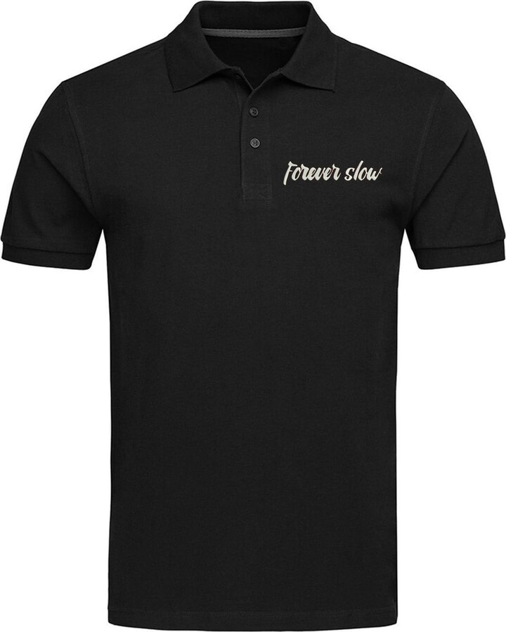 Lauthings Forever Slow Cars Quote Polo Shirts - ShopStyle