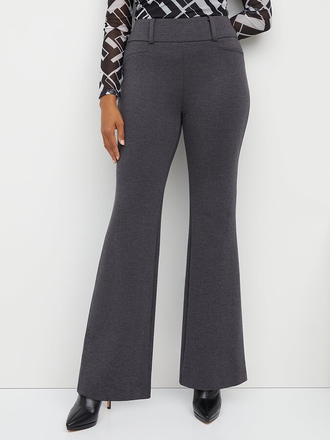 New York and Company Pull-On High-Rise Flare Ponte Pant - Superflex ...