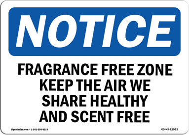 SignMission Fragrance Free Zone Keep the Air We Share Sign - ShopStyle ...