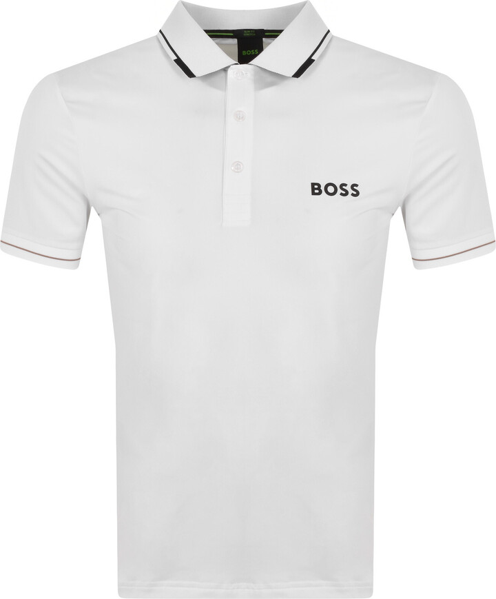 Boss Athleisure BOSS Paul Pro Polo T Shirt White - ShopStyle