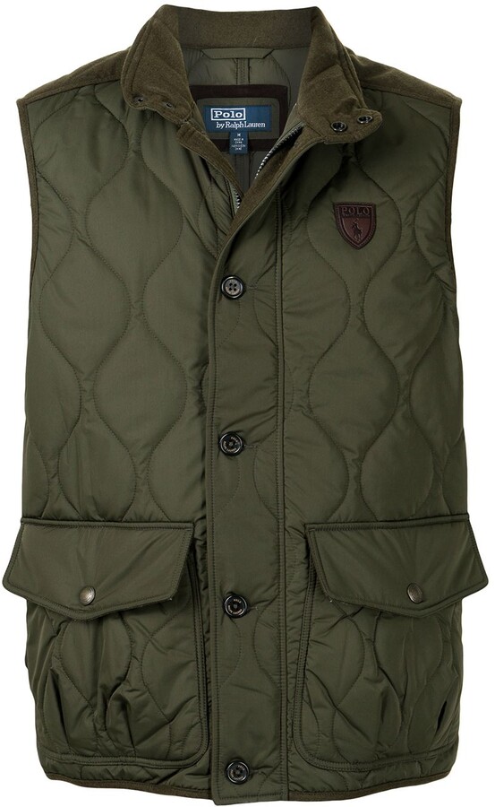 Polo Ralph Lauren Quilted High Neck Gilet - ShopStyle Vests