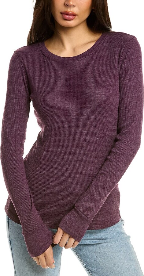 Michael Stars Julie Thermal Top - ShopStyle Sweaters