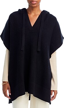 Echo Waffle Knit Hooded Poncho - ShopStyle Scarves & Wraps