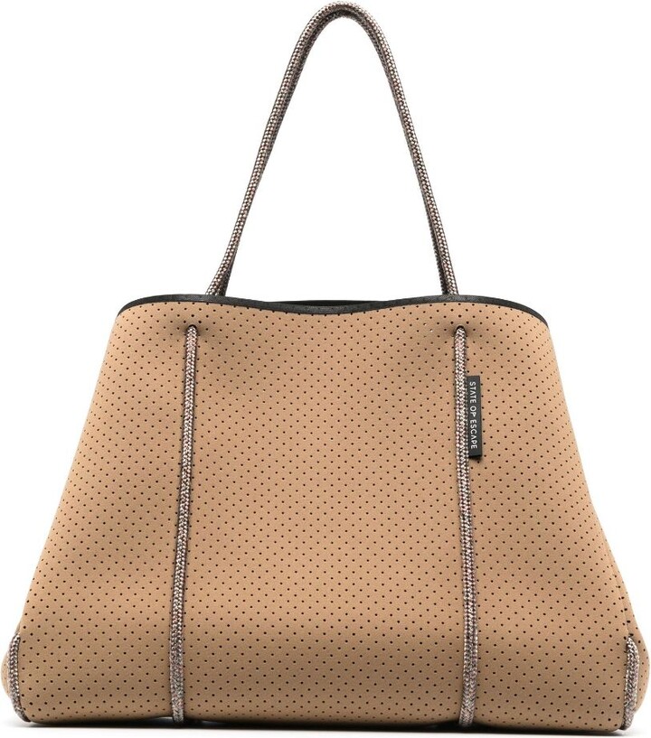 STATE OF ESCAPE Neutral Escape Neoprene Tote Bag - ShopStyle