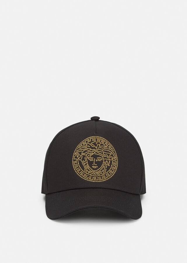 Versace Studded Medusa Baseball Cap - ShopStyle Hats