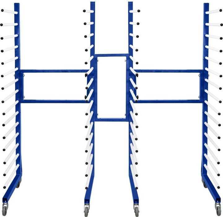Monstershop Combi Spray Drying Rack Trolley x 2 & FREE 2 Way Connector ...